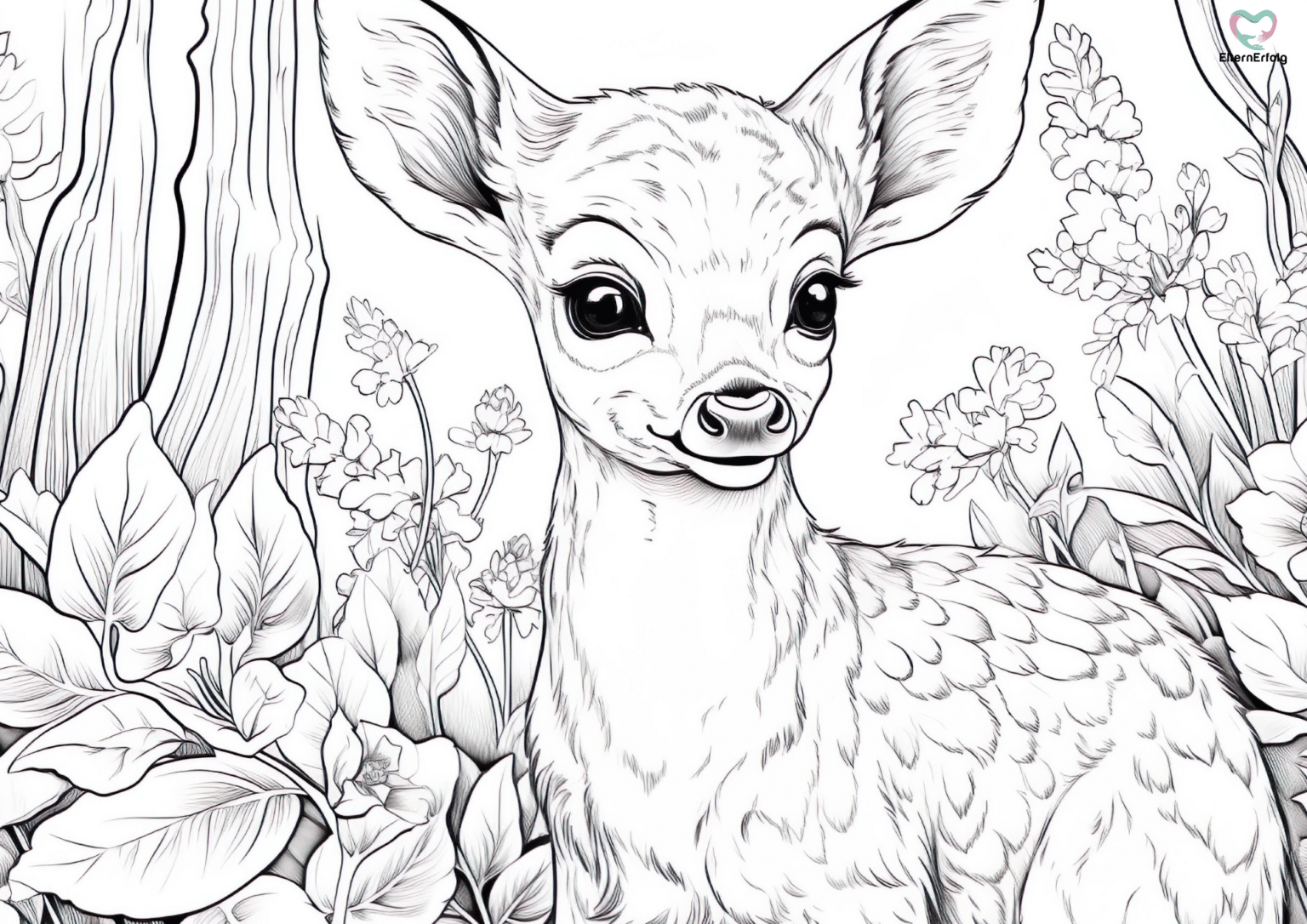 Kostenlose Reh Ausmalbilder: Die 10 besten Malvorlagen für Kinder zum ...