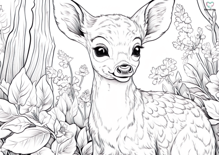 Kostenlose Reh Ausmalbilder: Die 10 besten Malvorlagen für Kinder zum ...