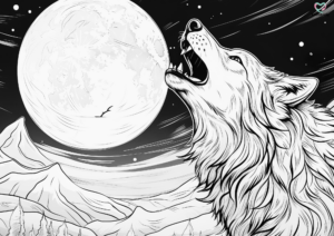 Wolf Ausmalbilder: 10 Malvorlagen kostenlos ausdrucken