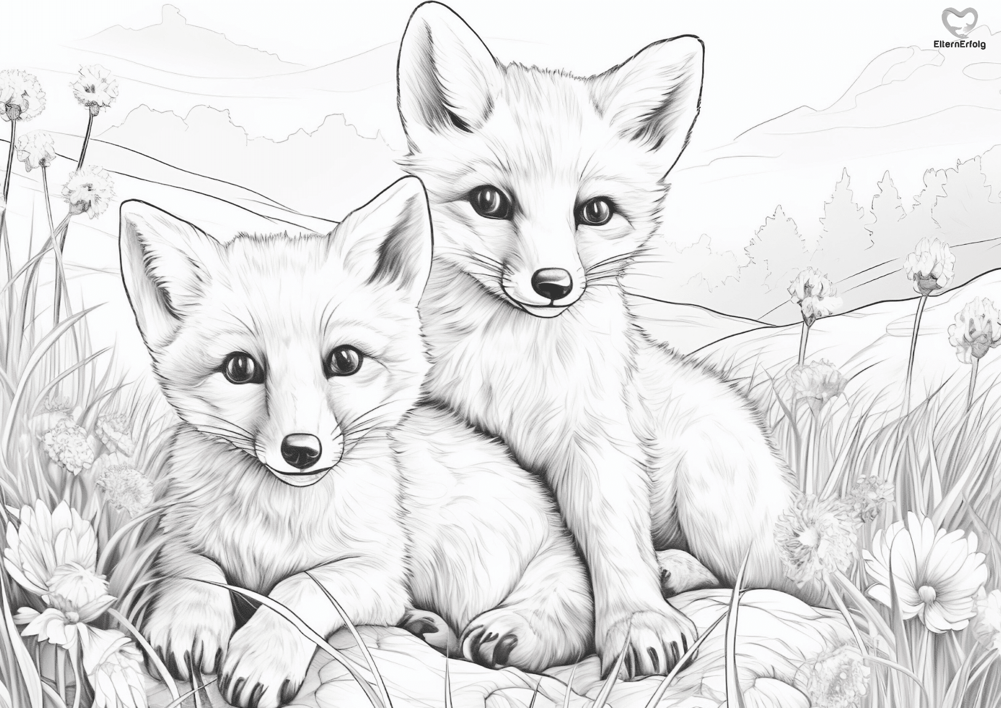 Kostenlose Fuchs Ausmalbilder: Die schönsten Malvorlagen für Kinder zum ...