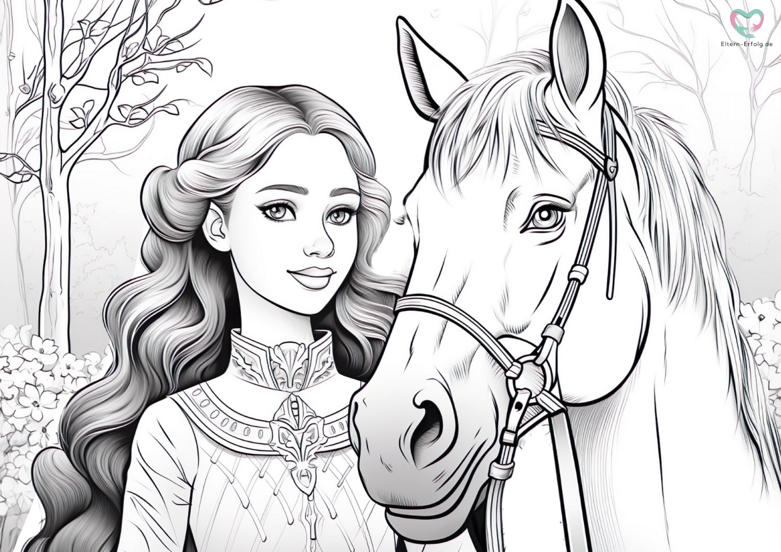 Pferde Ausmalbilder: Kostenlose Malvorlagen zum Ausdrucken