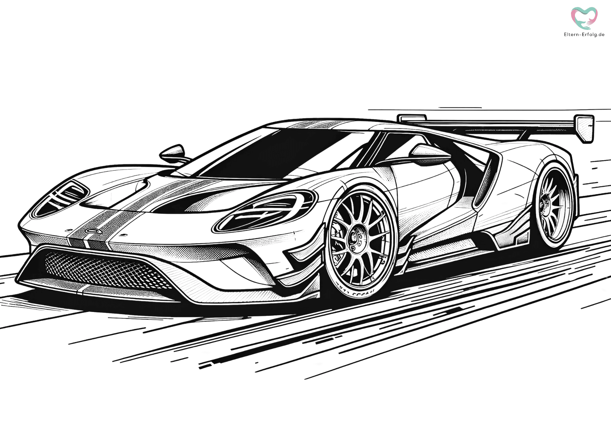 Auto Ausmalbilder zum Ausdrucken: Kostenlose Malvorlagen