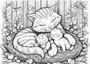 Katzen Ausmalbilder: Kostenlose Malvorlagen ausdrucken