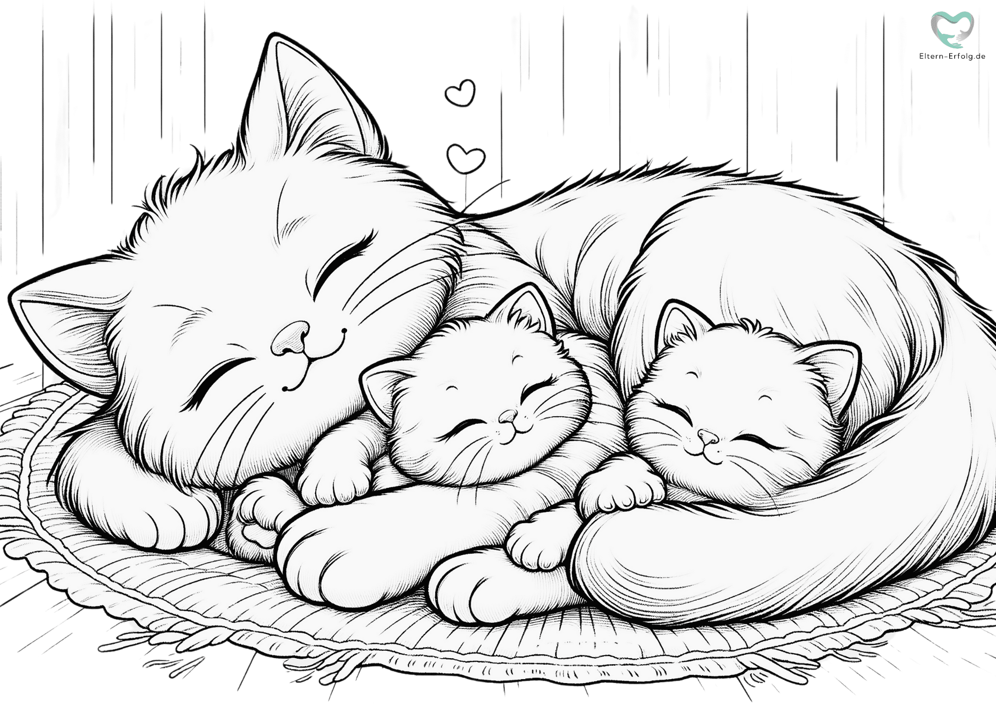 Katzen Ausmalbilder: Kostenlose Malvorlagen ausdrucken